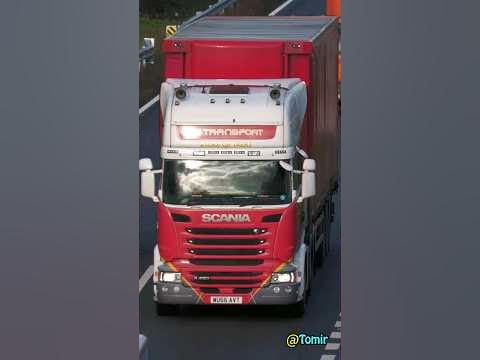 SCANIA R450 - CJ Transport - A1(M) motorway #truckspotting #tomir - YouTube
