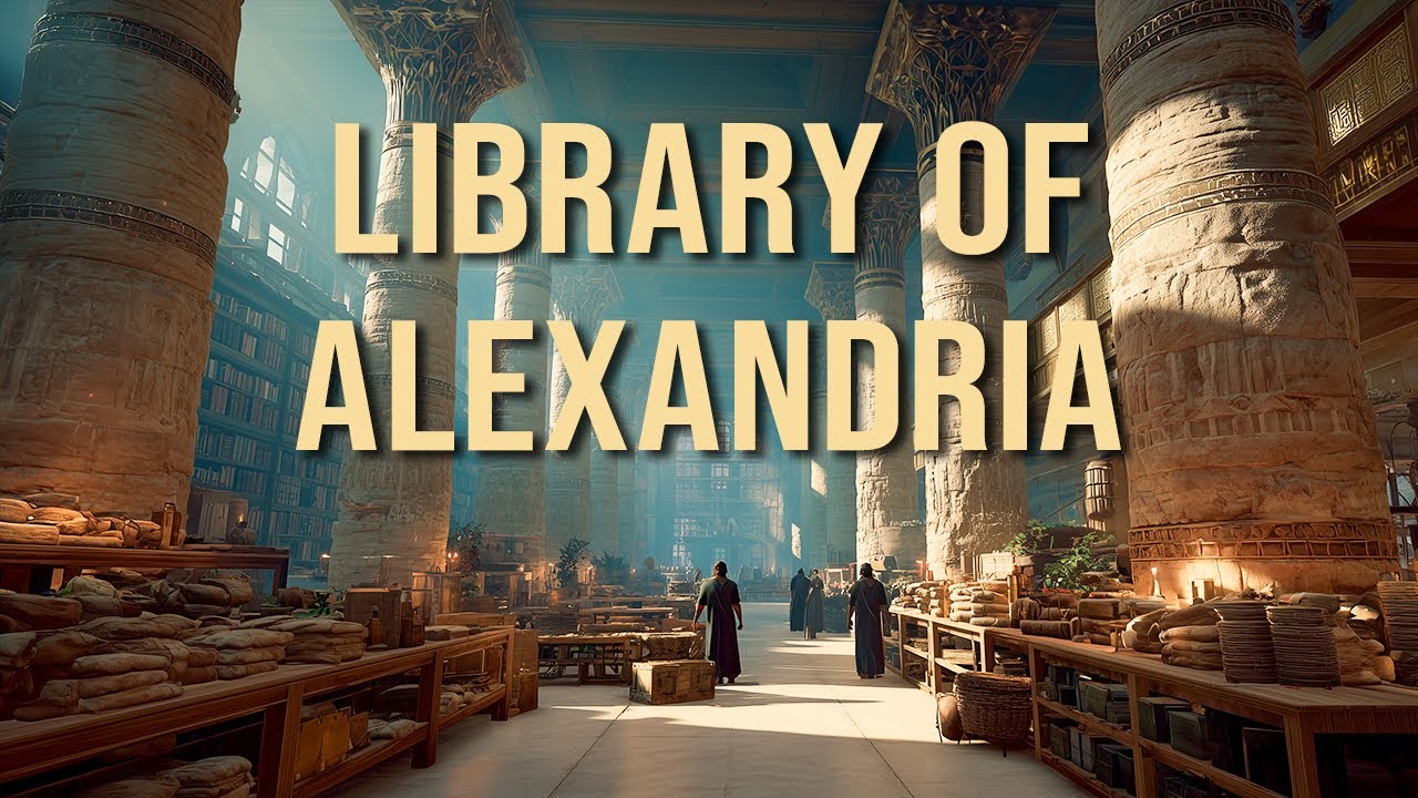 The Lost Library of Alexandria | Calming Bedtime History Documentary ...