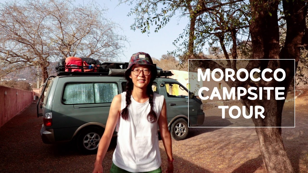 How Cool Are Morocco Campsites! - Van Life in Morocco - YouTube