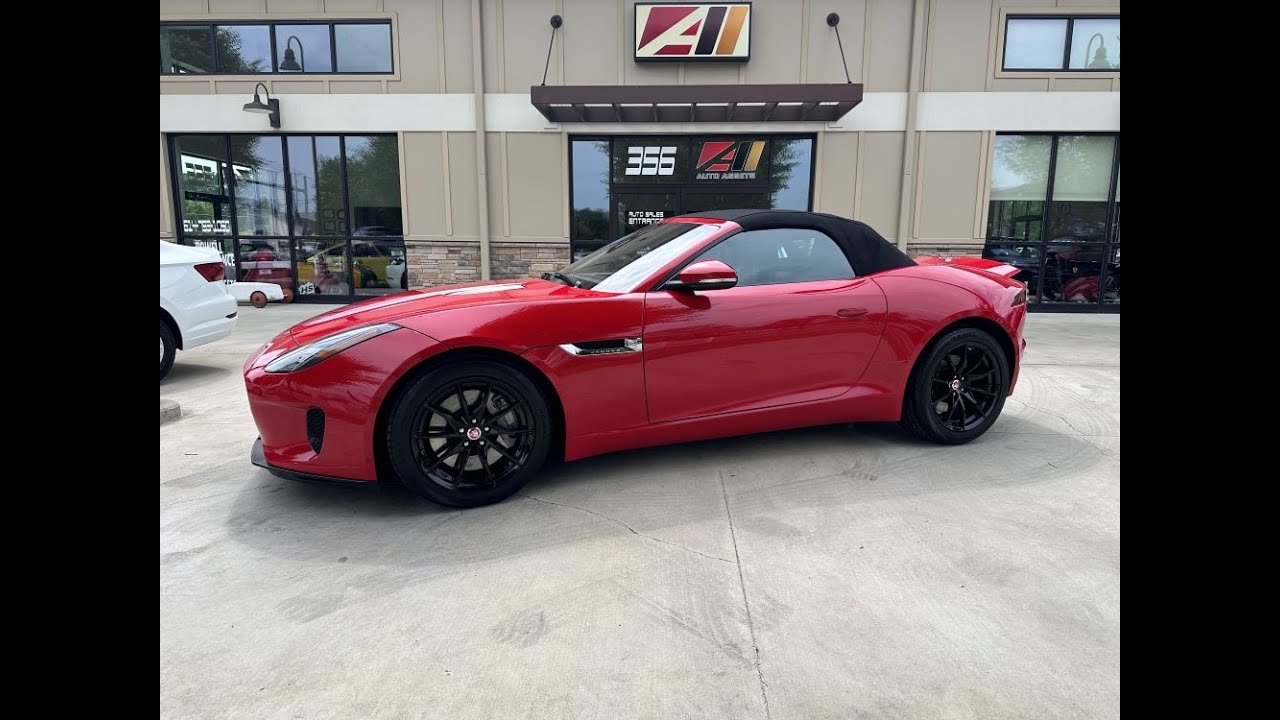 2018 Jaguar F-Type in Caldera Red/ SOLD!! - YouTube