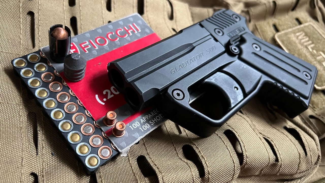 Detonics Gladiator .500 HD D3W #blackpowder #derringer - YouTube