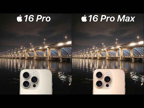 iPhone 16 Pro VS iPhone 16 Pro Max Kameratestvergleich