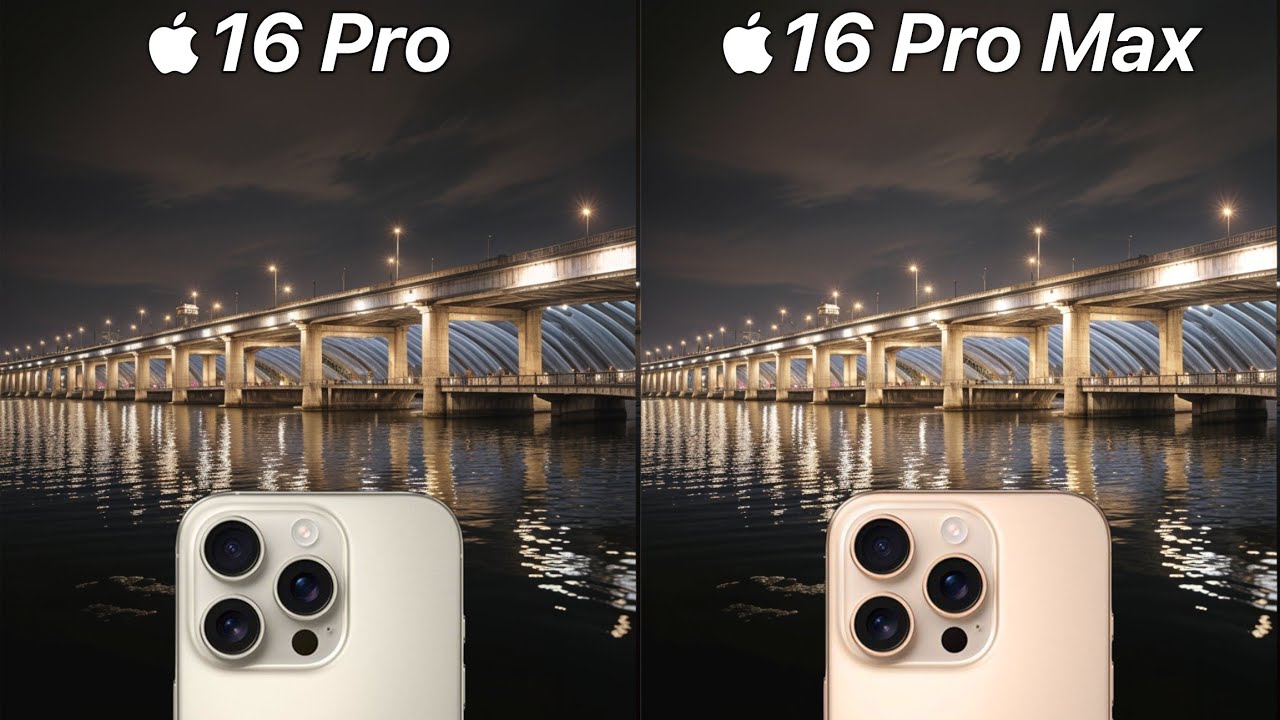 iPhone 16 Pro VS iPhone 16 Pro Max Camera Test Comparison - YouTube