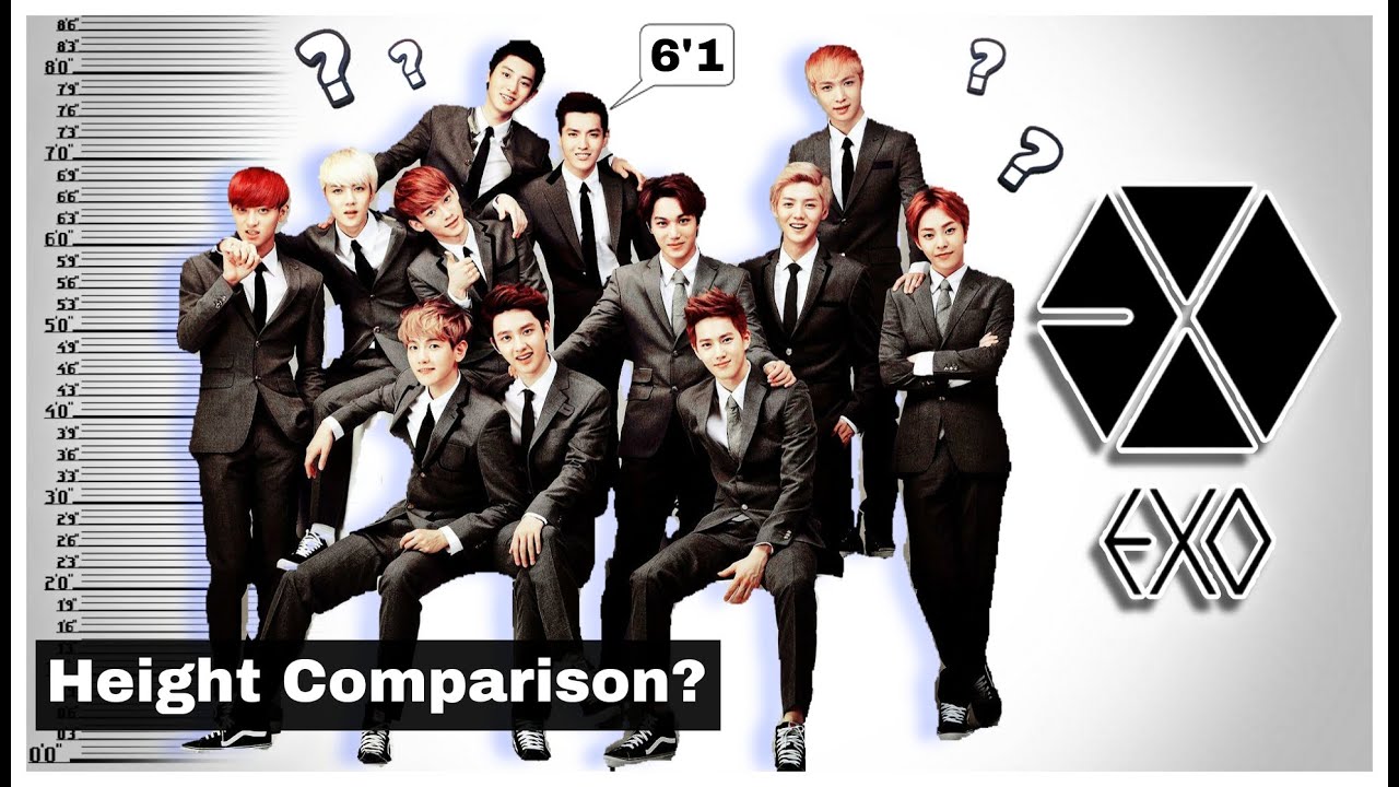 EXO Members Height Comparison [2021] - YouTube