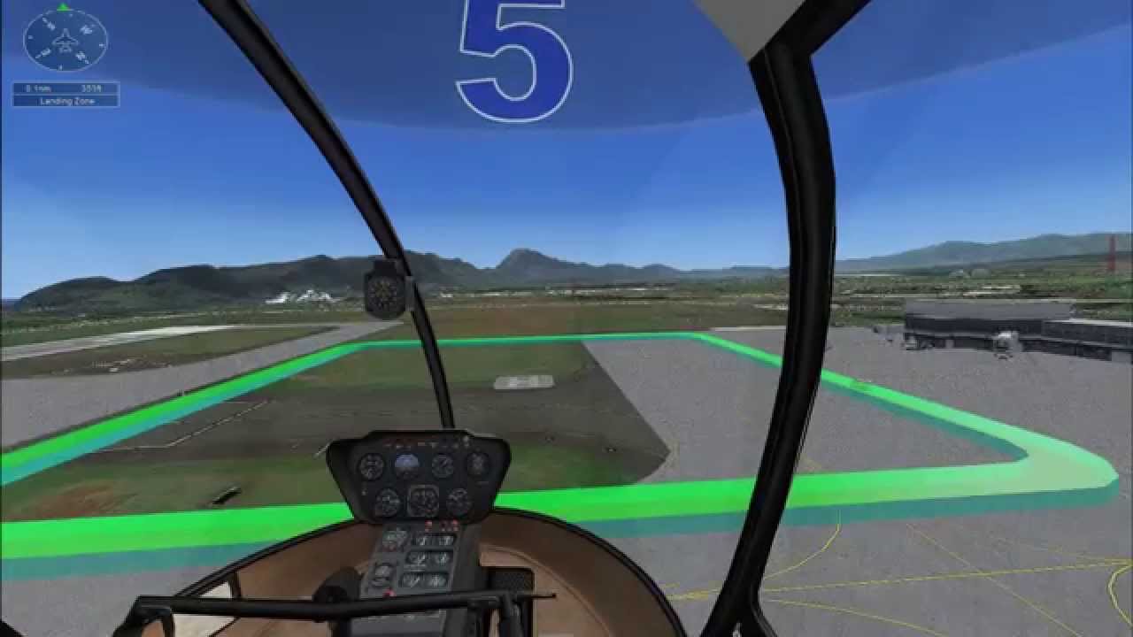 FSX Mission Tutorial 10: Helicopter Takeoff and Landing - YouTube