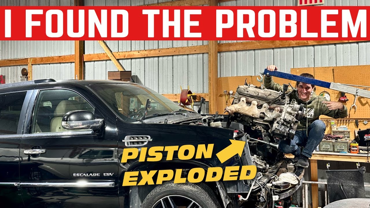 A Piston EXPLODED In My CHEAP Cadillac Escalade... Time For A New ...