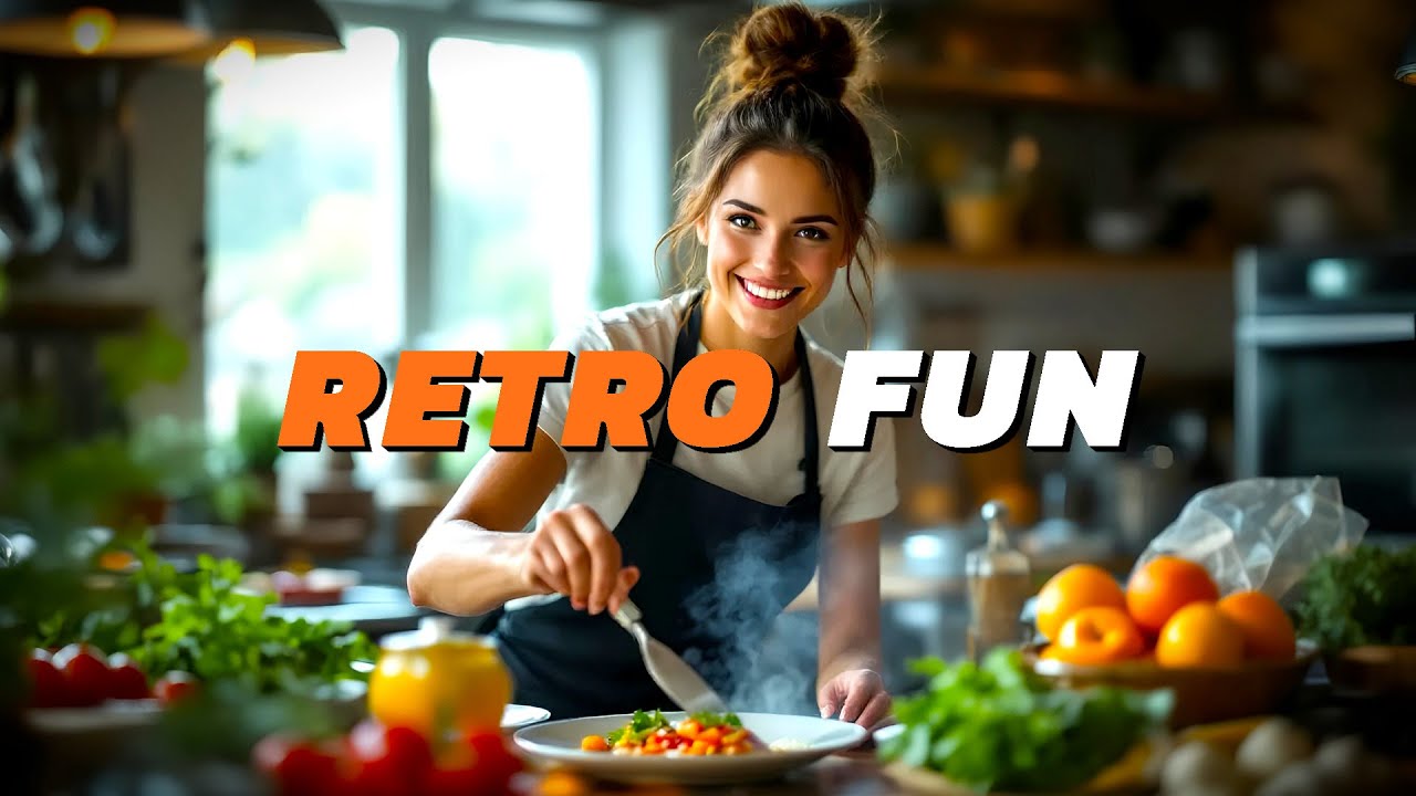 Upbeat Retro Fun Cooking Background Music For Videos - YouTube