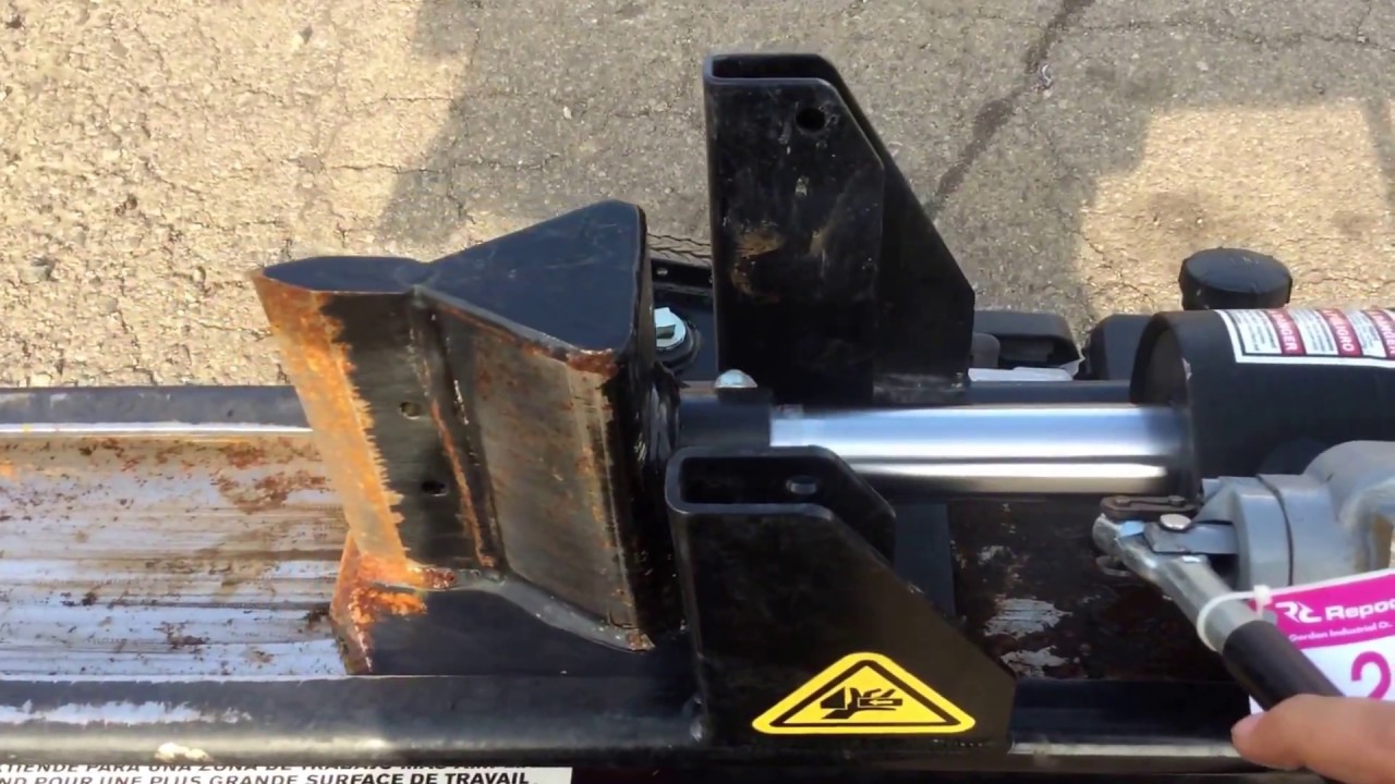 County Line 28 Ton log Splitter | For Sale | Online Auction - YouTube