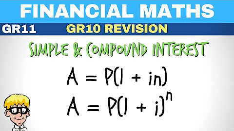 Financial maths grade 11 - YouTube