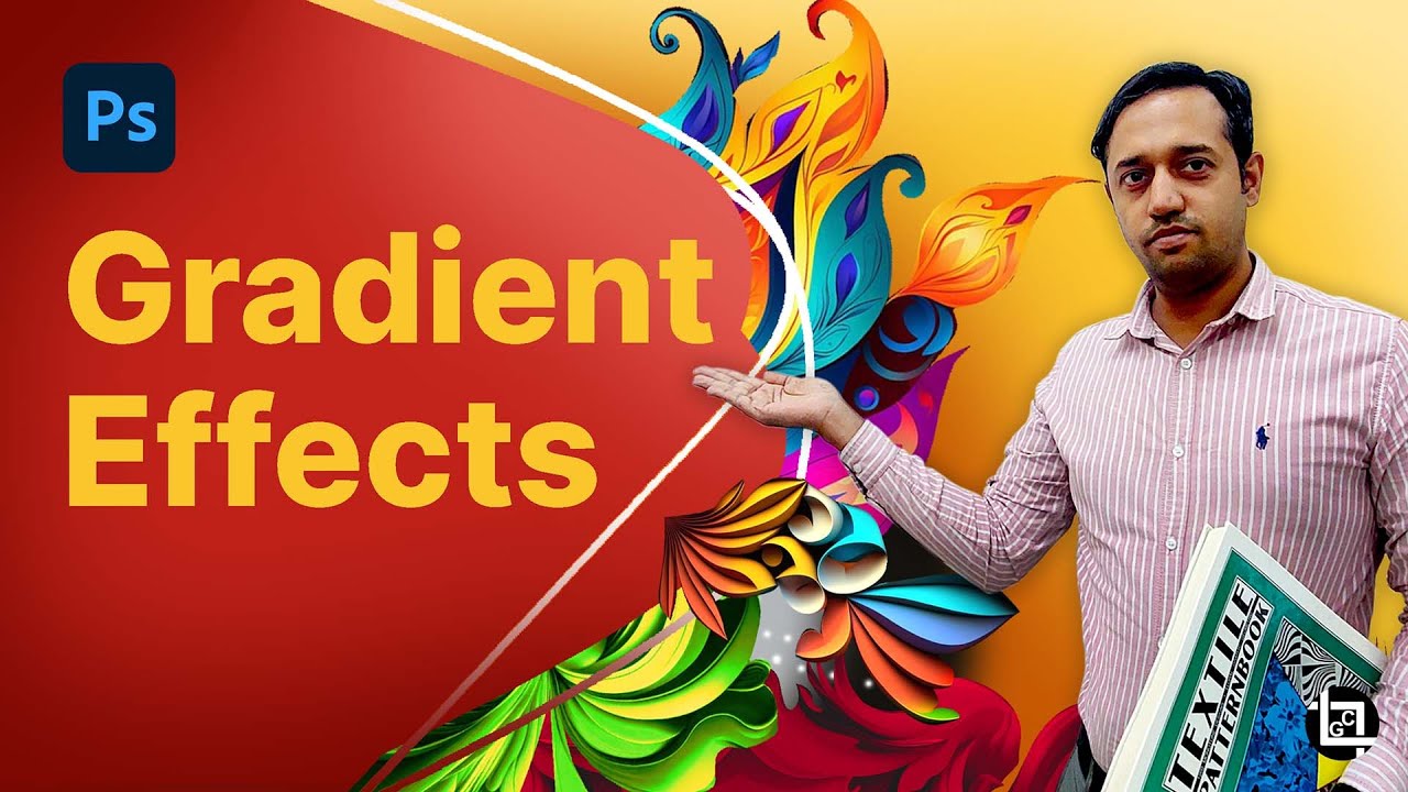 Photoshop Gradient Tool Uses | Gradient Backgrounds (Hindi / Urdu ...