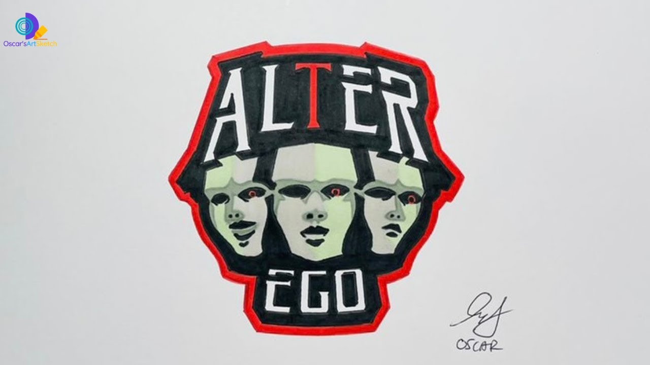 GAMING #11: Drawing Logo of Alter Ego Esports - Indonesia - YouTube