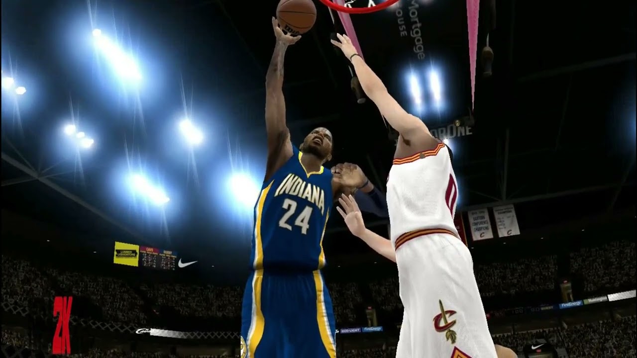 NBA 2K12 REMASTERED 2016 Cavaliers vs 2013 Pacers Pressbook - YouTube