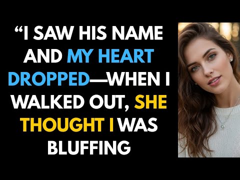 I Saw His Name and My Heart Dropped—When I Walked Out, She Thought I ...