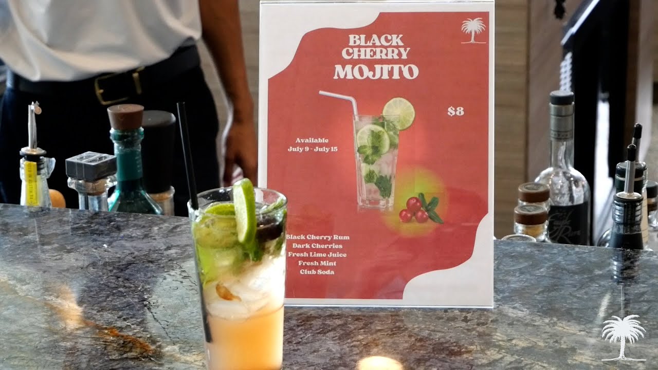 Colonial Drink of the Week: Black Cherry Mojito (July 9-15) - YouTube
