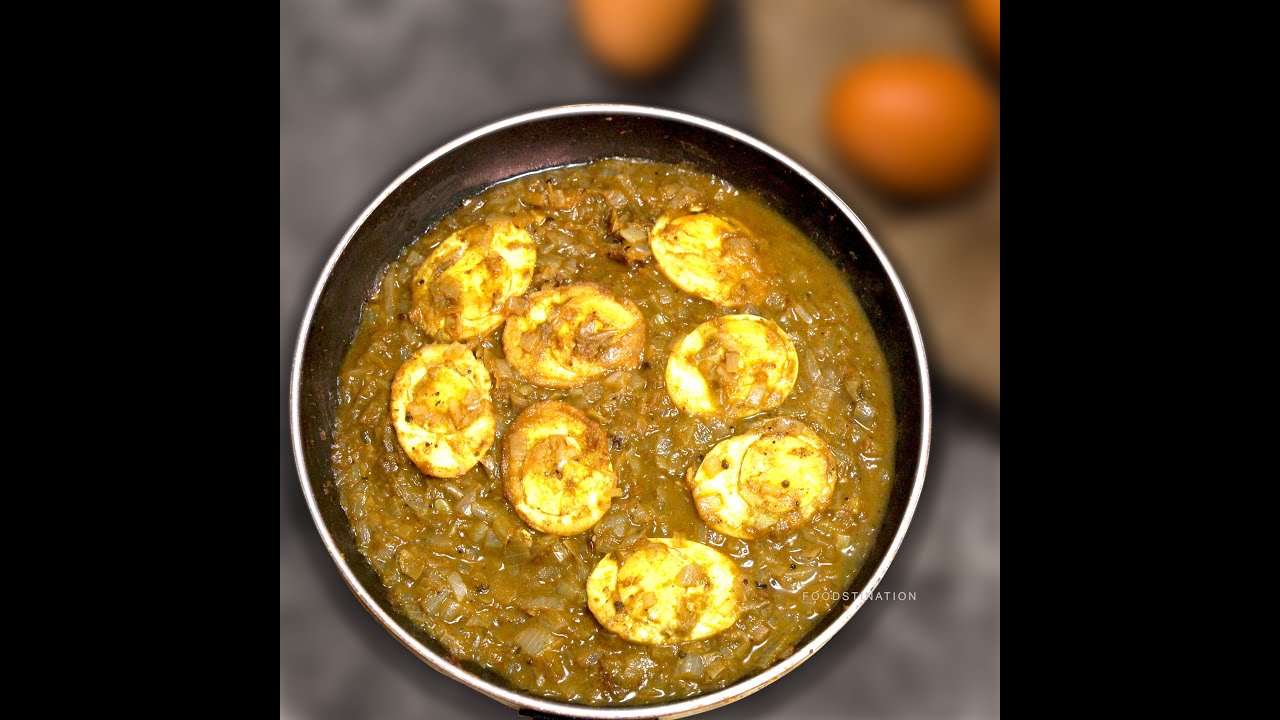Fried egg curry | Egg tawa curry| Anda curry - YouTube