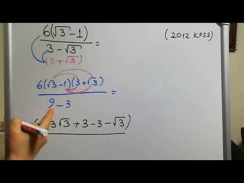 2012 KPSS MATEMATİK KAREKÖK SORULARI VE ÇÖZÜMLERİ