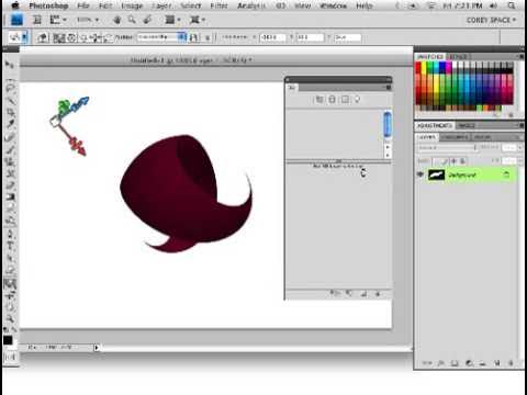 How to make 3d design with Adobe Photoshop - YouTube