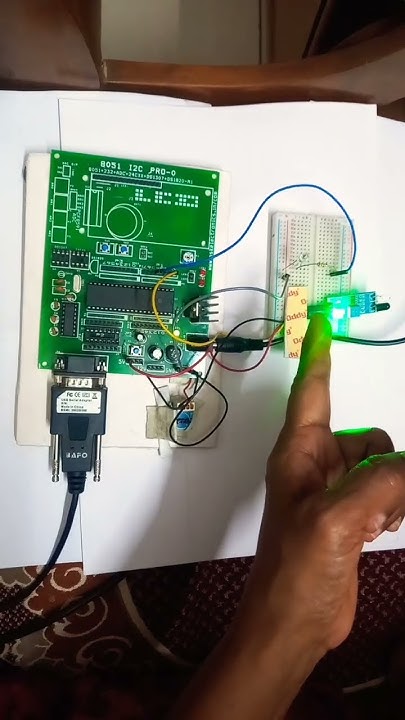 IR sensor with 8051 Microcontroller - YouTube