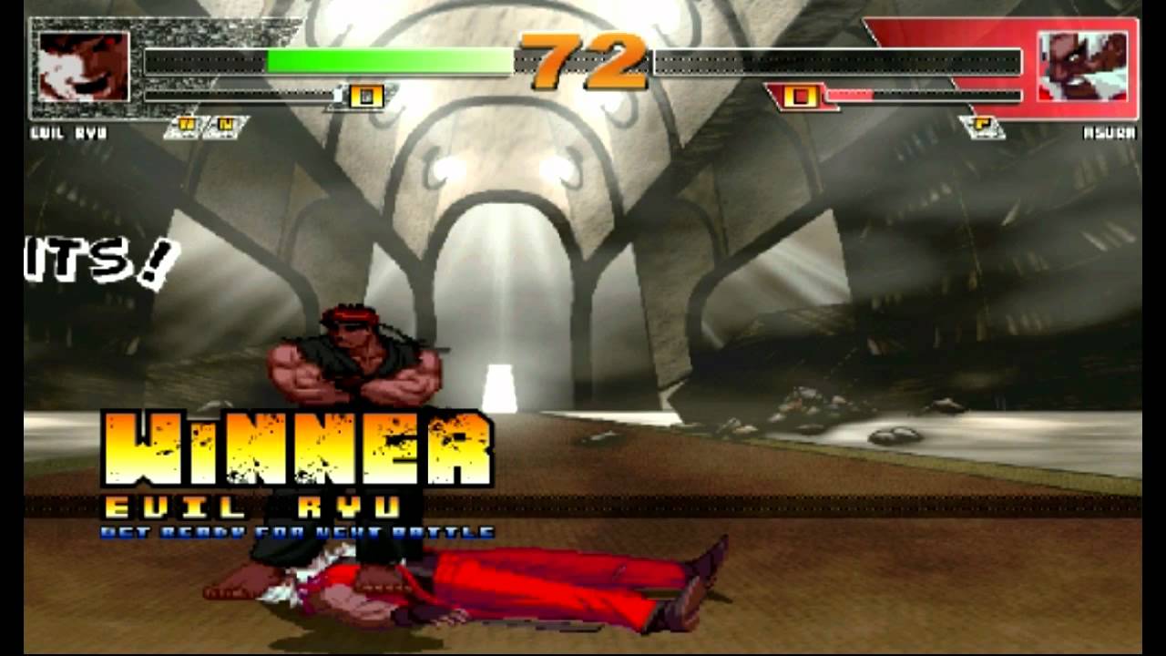 ShinSmoke's MUGEN: Vyn's SF3 Evil Ryu(me) vs Buckus Asura - YouTube