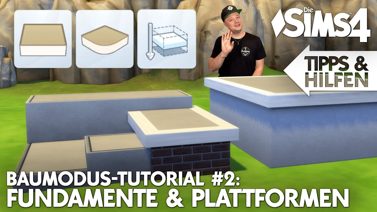 BESSER BAUEN #2: Fundamente & Plattformen | Die Sims 4 Bau-Modus Tools ...