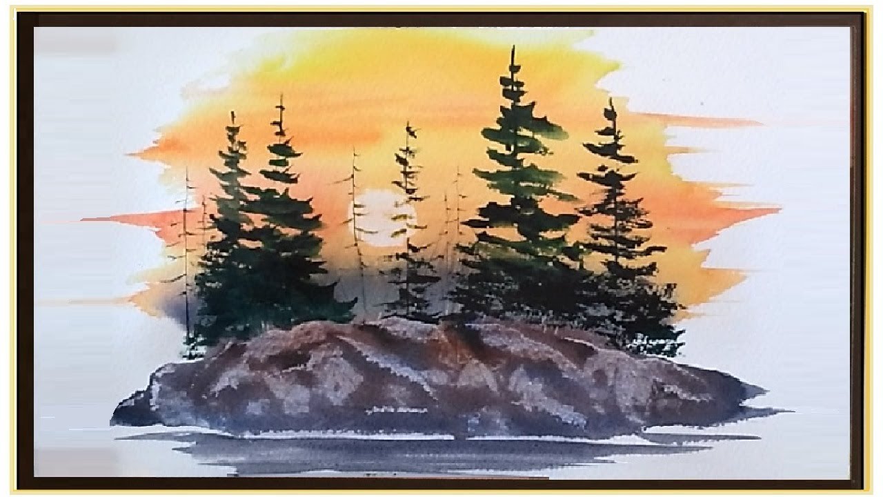 How to Paint an Island in the Sun - YouTube