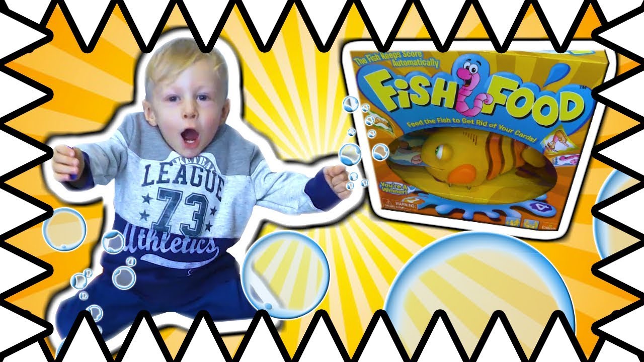Goliath Game Fish Food Toy! Playing With Fish Food Board Game Toy ...