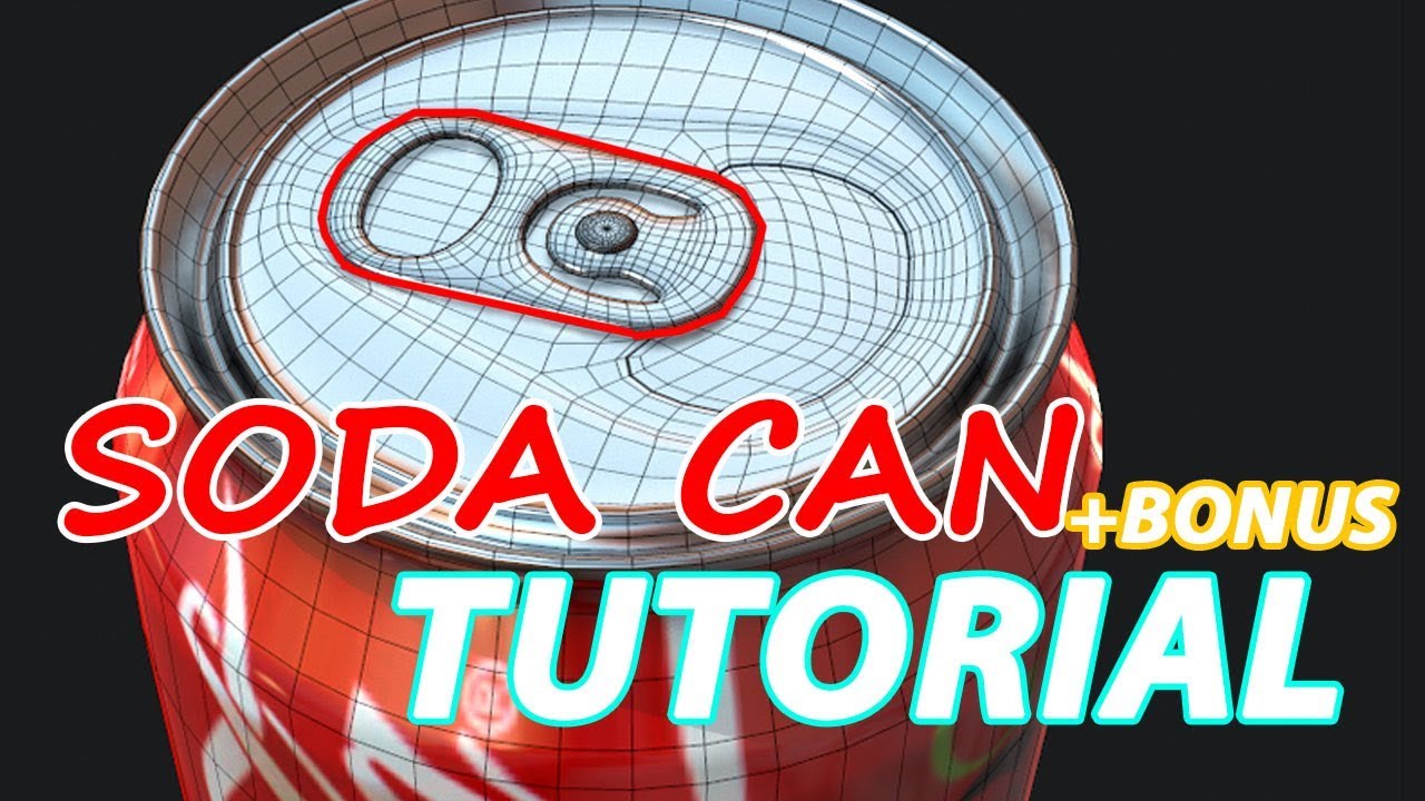 Autodesk Maya 2018 - Soda Can Tutorial Bonus! - YouTube