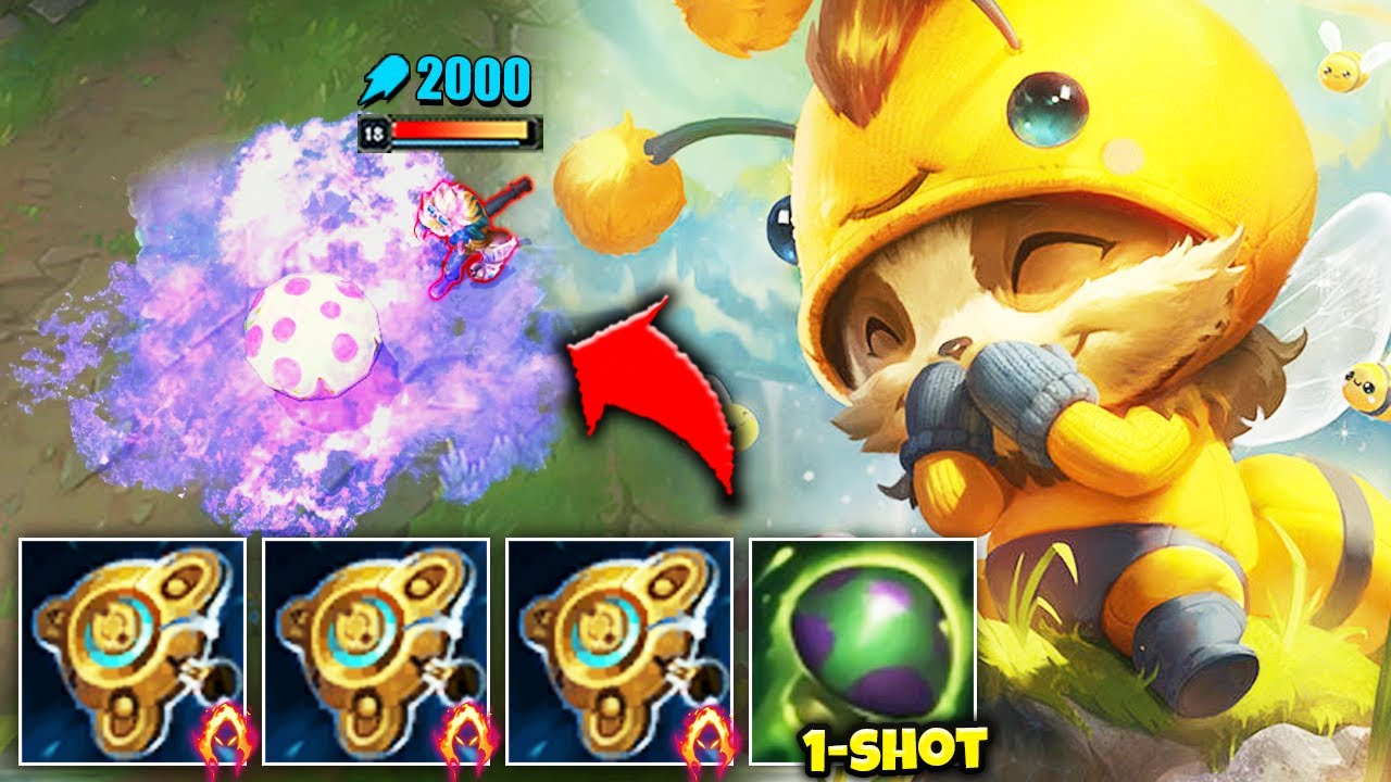Teemo but my shrooms explode for MASSIVE burst damage (Triple ...