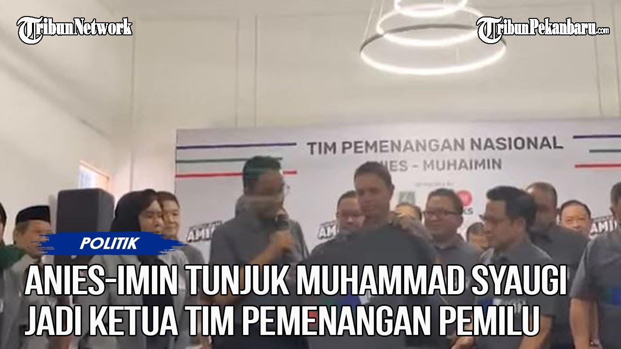 Muhammad Syaugi Alaydrus Jadi Ketua Tim Pemenangan Anies-Imin - YouTube
