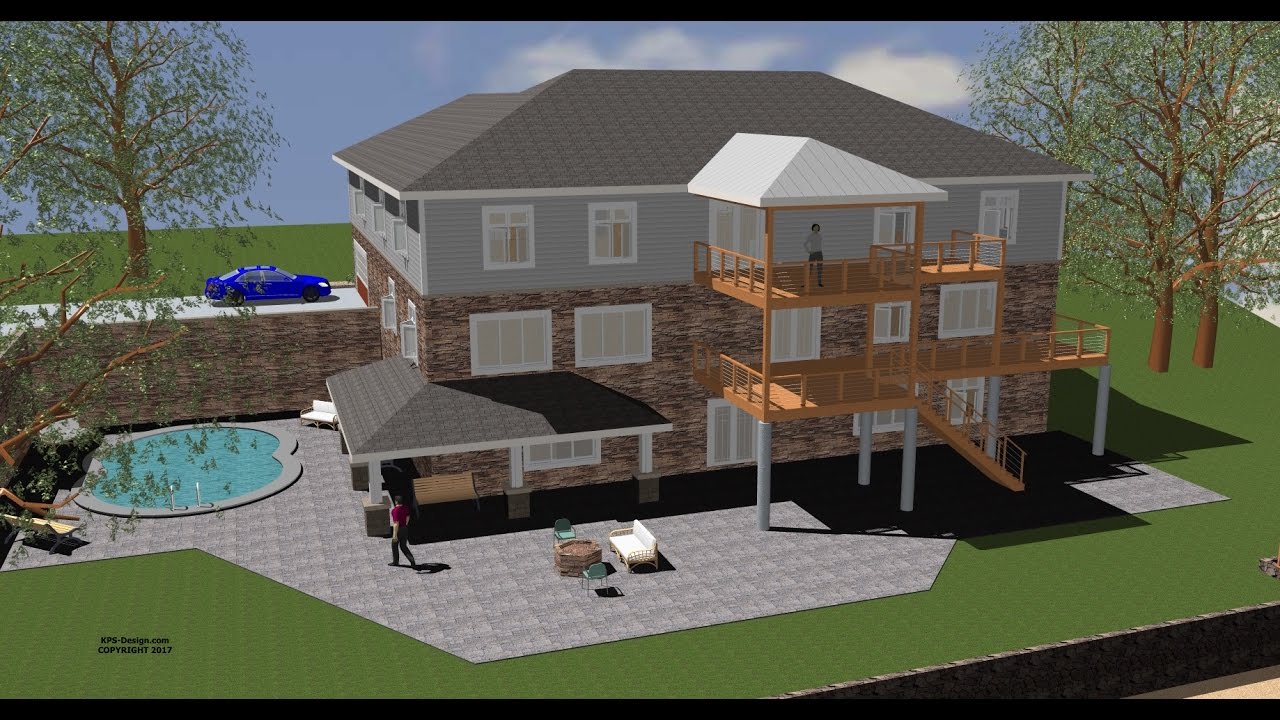 KPS Design Inc.- Luxury Lakefront House - YouTube