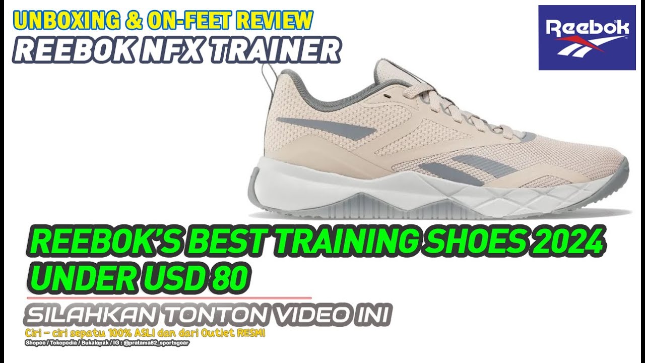 Unboxing & review on feet REEBOK NANOFLEX NFX TR TRAINER 100074493 MENS ...