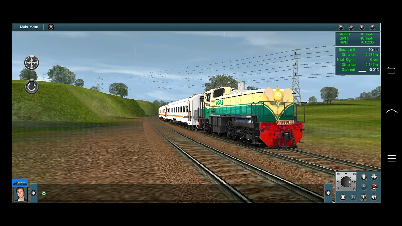 Hunting lokomotif BB 300 livery vintage PJKA logo KAI sedang membawa ...