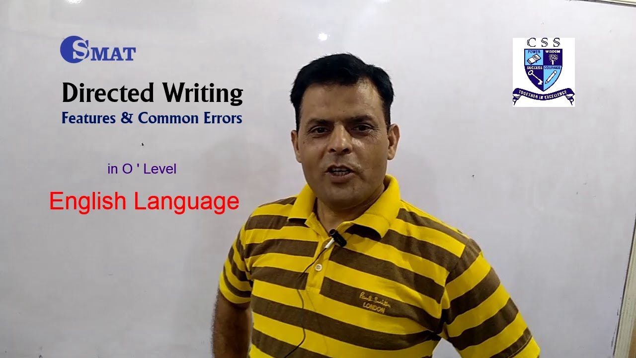 Directed Writing Features Paper I O Level English Language How To Directed Writing Features Paper I O Level English Language How To