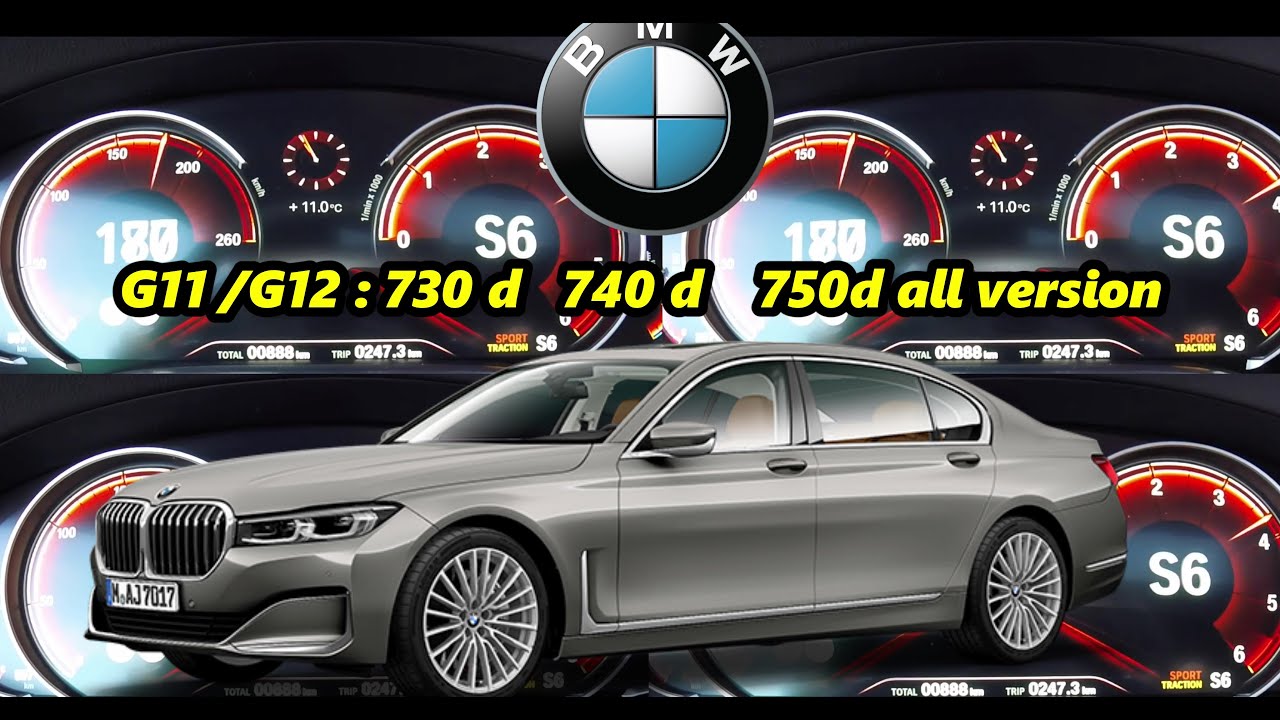 BMW G11/G12 Diesel Engines (2015-Present) Acceleration Battle - YouTube