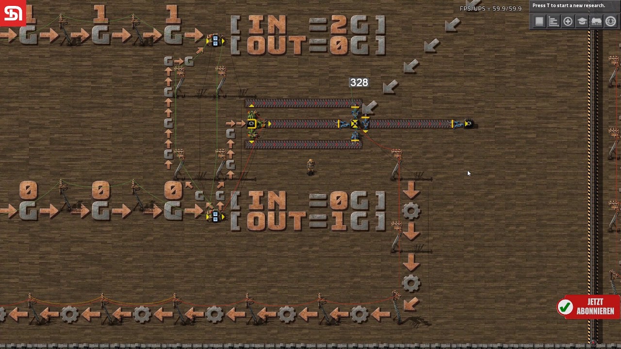 FACTORIO Tutorial | Schaltungen | Part 8 SR-Latch Follow Up | Tipps & Tricks | Deutsch - REUP ...