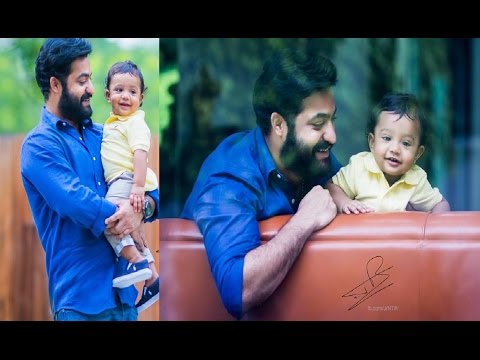 Jr Ntr With His Son Abhay Ram HD Video Exclusive!!! - YouTube