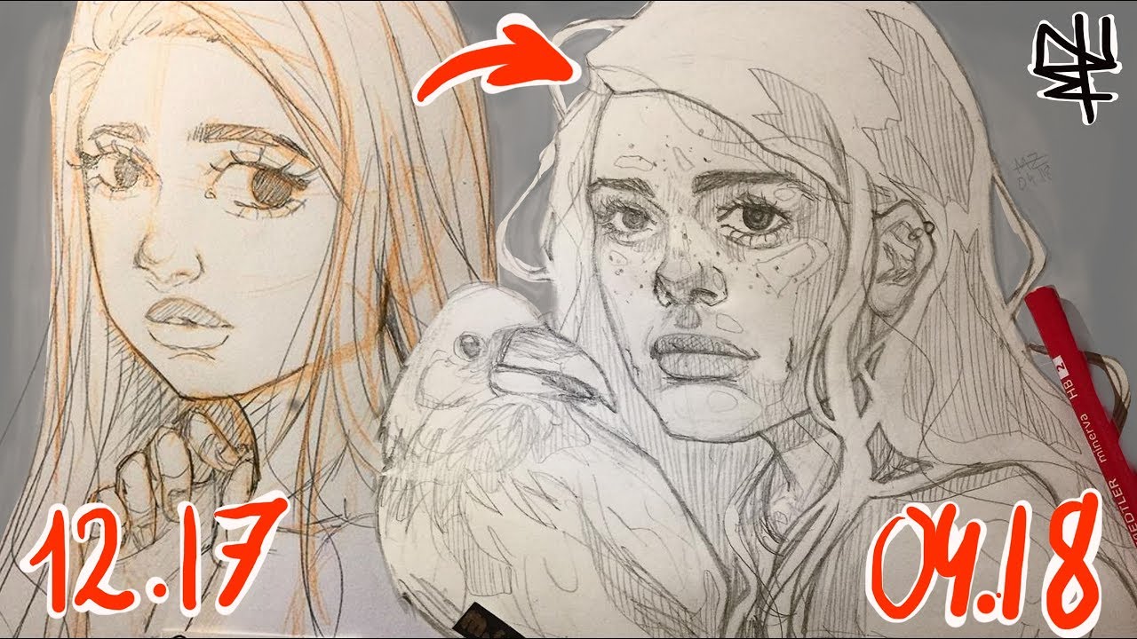 The Evolution Of Maia Clark & my Art-style - YouTube