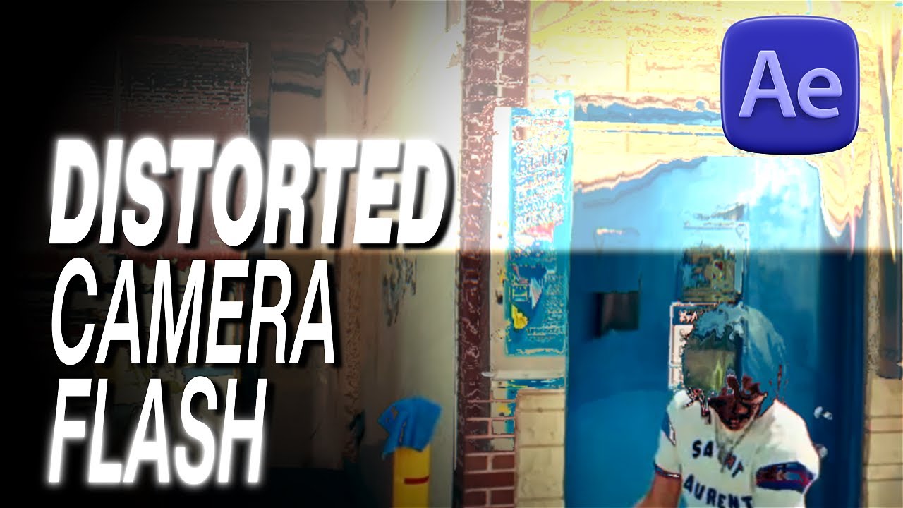 DISTORTED Camera Flash Effect - After Effects / 5 Min tutorial (NO ...