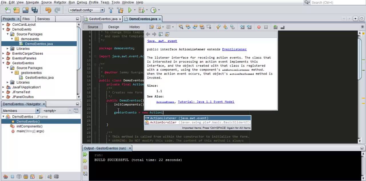 Java - Crear y manejar eventos - YouTube