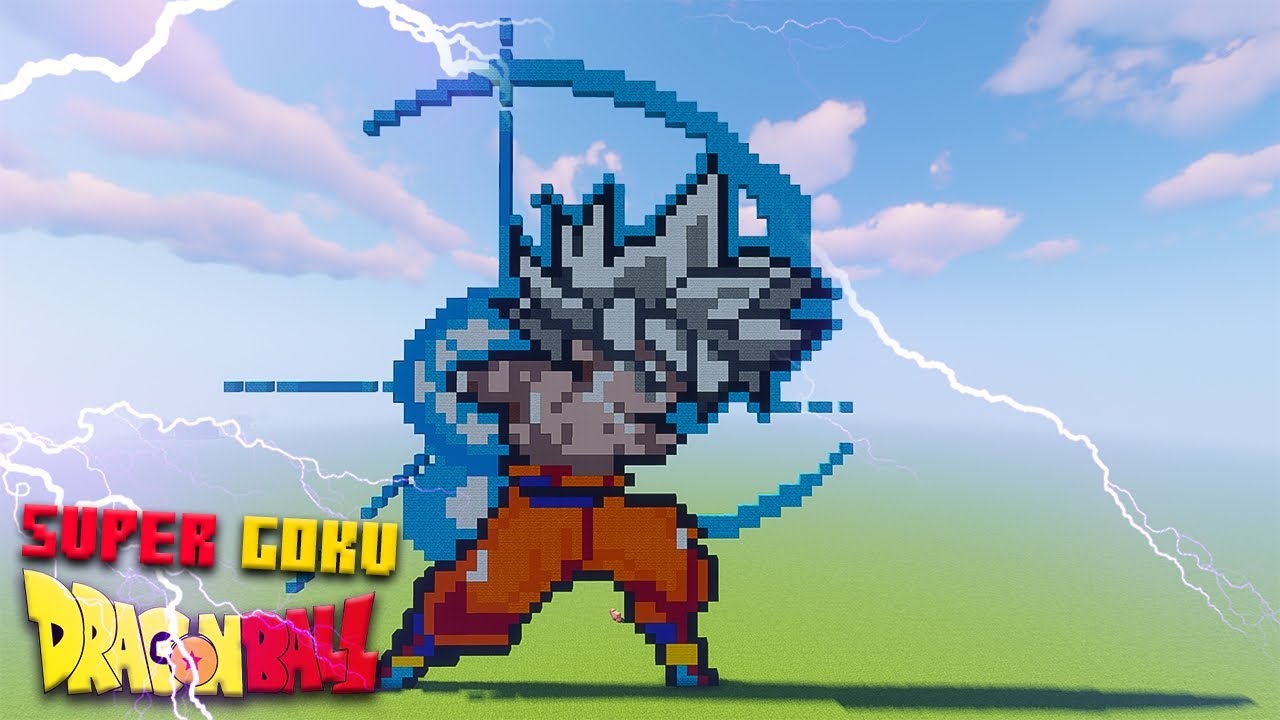 I Spent 24 hours Recreating Super Goku in Minecraft - YouTube