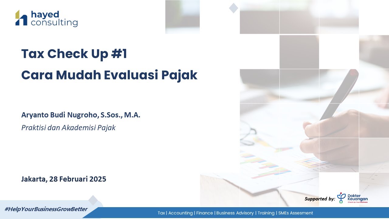 Tax Check Up #1: Cara Mudah Evaluasi Pajak - YouTube