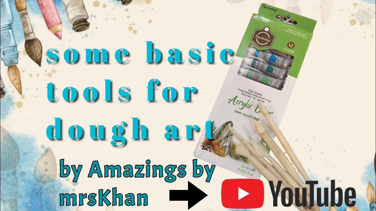 Learn some basic tools for dough art|basic training tools|toolset for ...