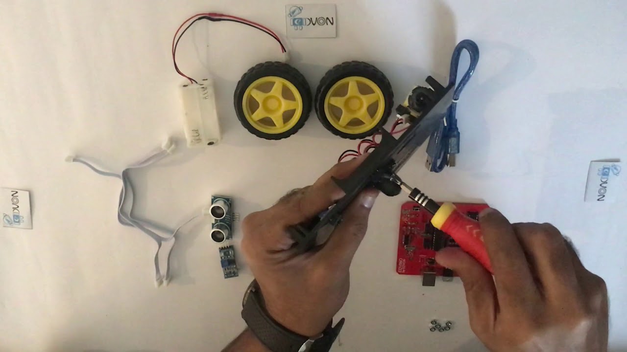 DIY Robotic Kit Assembling 7 (Final Assembly)- EDVON Robotics - YouTube
