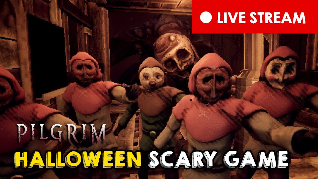 🎃 LIVE: Halloween Horror Special! Exploring Dark Dungeons in Pilgrim ...
