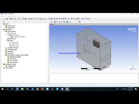 How to start with ANSYS CFX Pre - YouTube