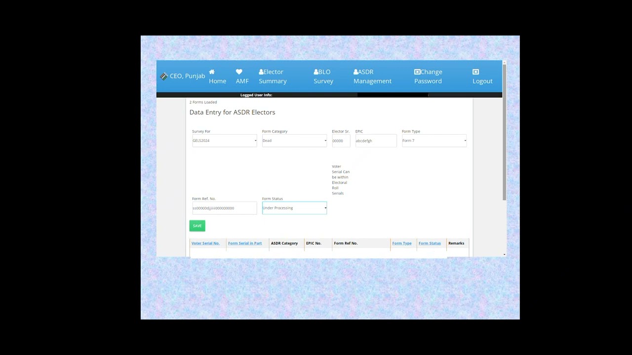 How to fill ASD elector details on AMF portal | election - YouTube