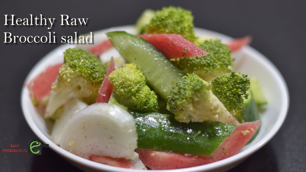 Quick Broccoli Cucumber Salad | Broccoli Salad Recipe | Healthy Salad ...