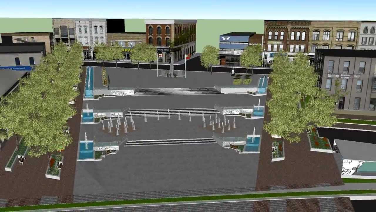 Memorial Square, Barrie, ON.avi - YouTube