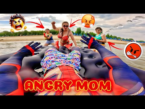 I ESCAPE THE ANGRY MOM 9 (Funny ParkourPOV Chase) #funny #prank #spiderman #comedy #mom #youtube