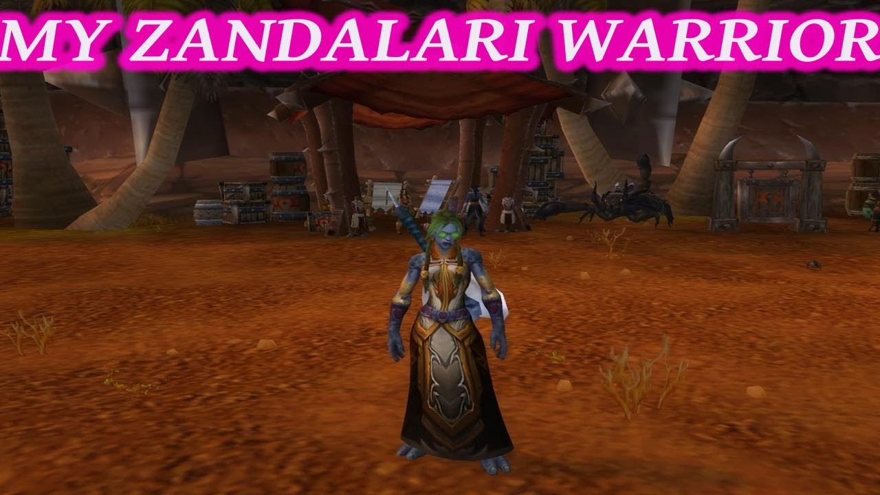 Creating My Zandalari Troll Warrior - World of Warcraft - YouTube